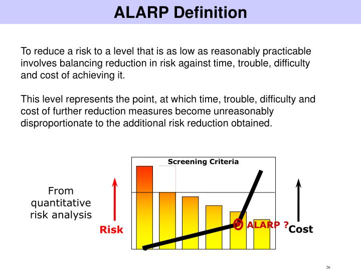 PPT - ALARP PowerPoint Presentation - ID:1619045