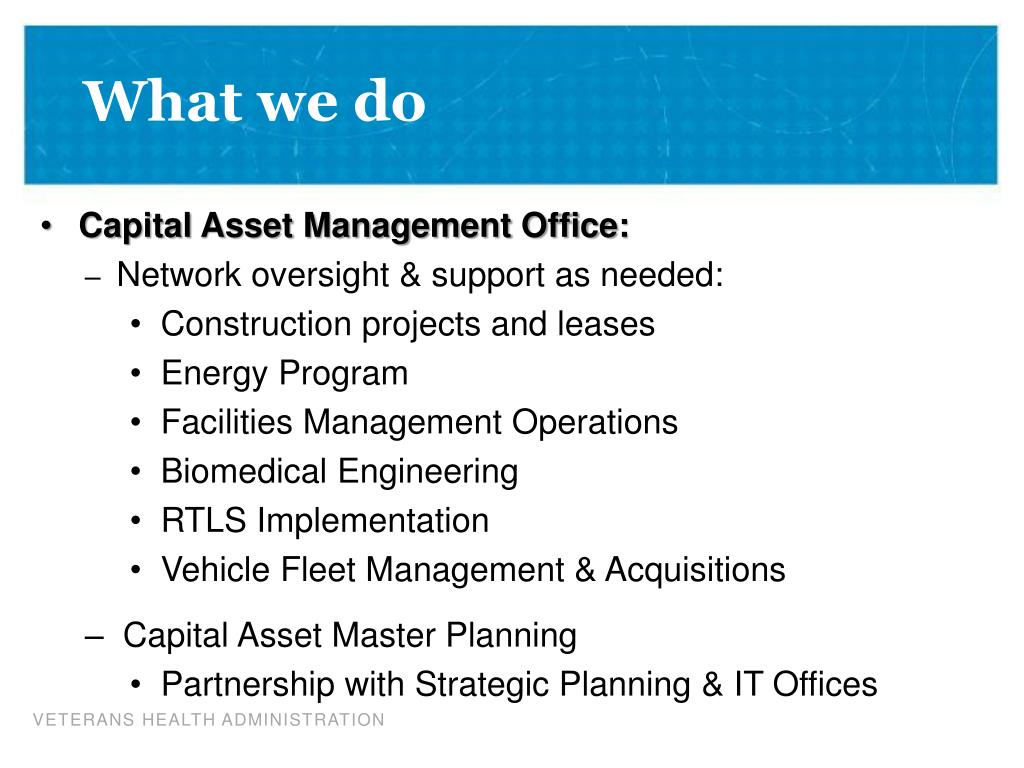 PPT - VA Capitol Health Care Network (VISN 5) Department of Veterans ...