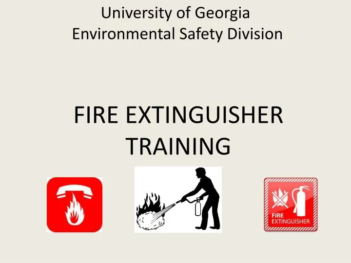 PPT - FIRE EXTINGUISHER TRAINING PowerPoint Presentation, free download ...