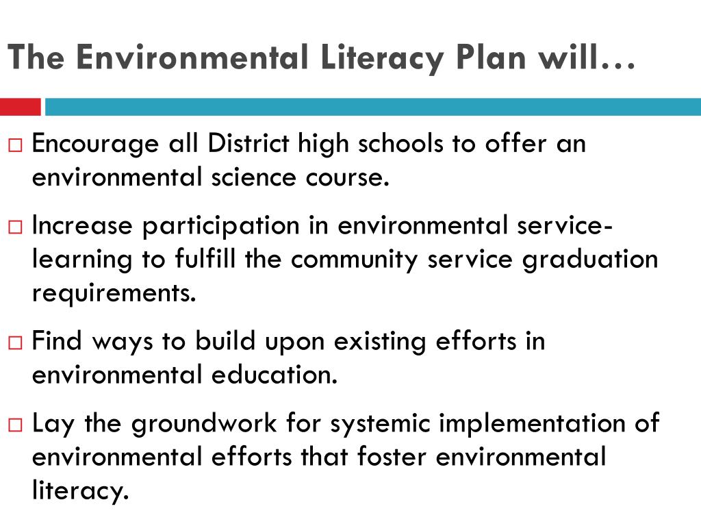 PPT - DC Environmental Literacy Plan: Integrating Environmental ...
