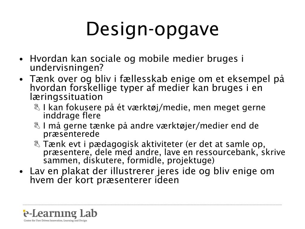 PPT - Mercantec workshop – sociale medier i undervisningen PowerPoint ...
