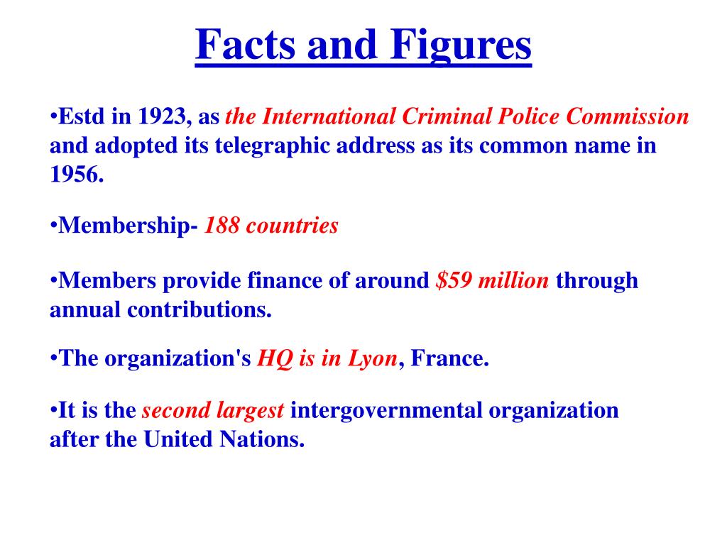 PPT - International Criminal Police Organization -INTERPOL PowerPoint ...