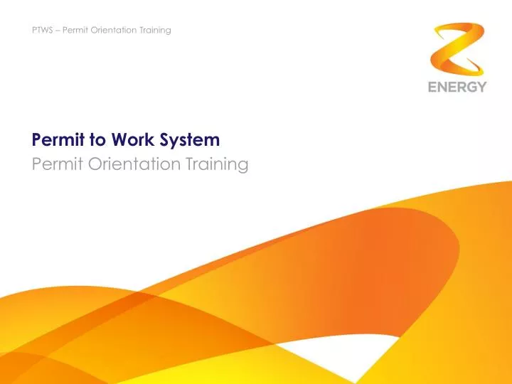 PPT - Permit to Work System PowerPoint Presentation, free download - ID ...