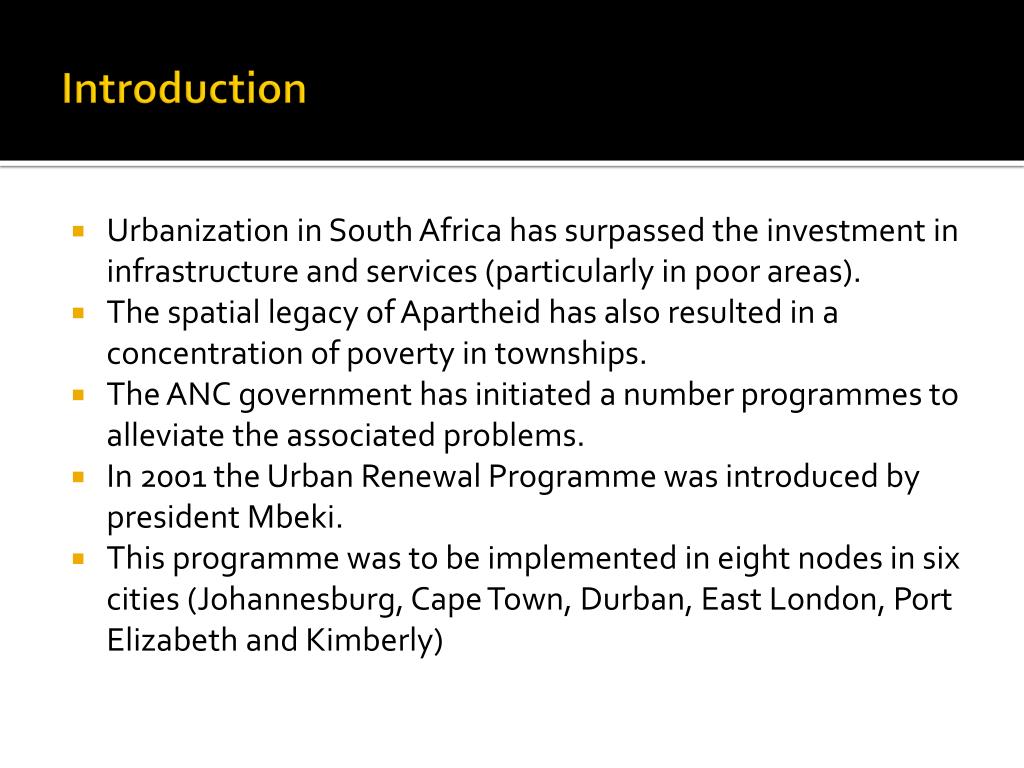 PPT - The Impact of an Urban Renewal Programme on the Inhabitants of ...