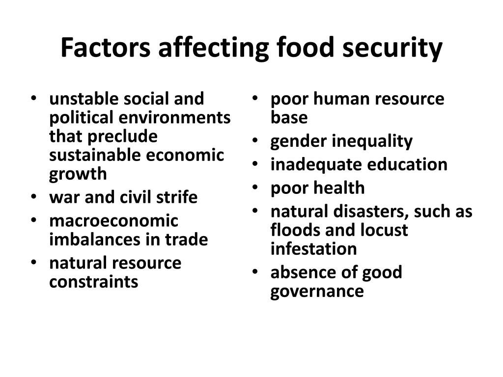 PPT - Achieving Food Security in Africa: Challenges and Issues ...