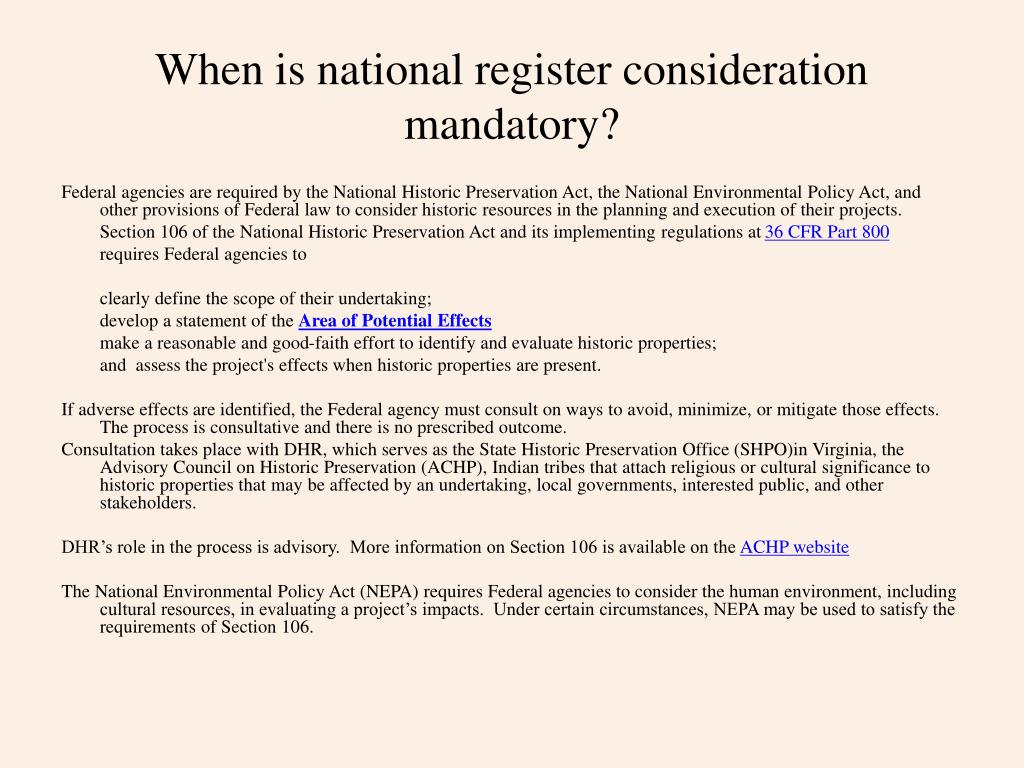 PPT - The National Register PowerPoint Presentation, free download - ID ...
