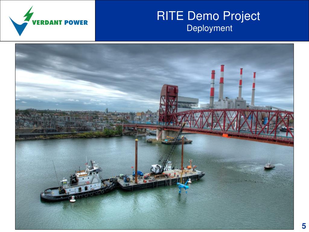 PPT - New York City’s East River Roosevelt Island Tidal Energy (RITE ...