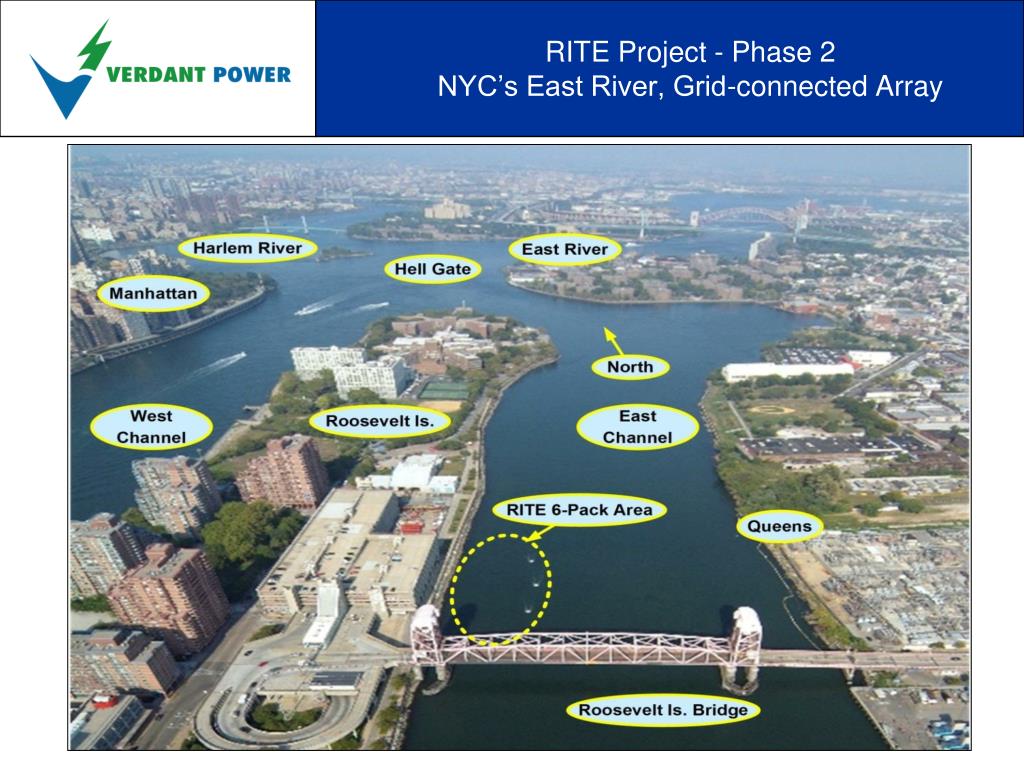 PPT - New York City’s East River Roosevelt Island Tidal Energy (RITE ...