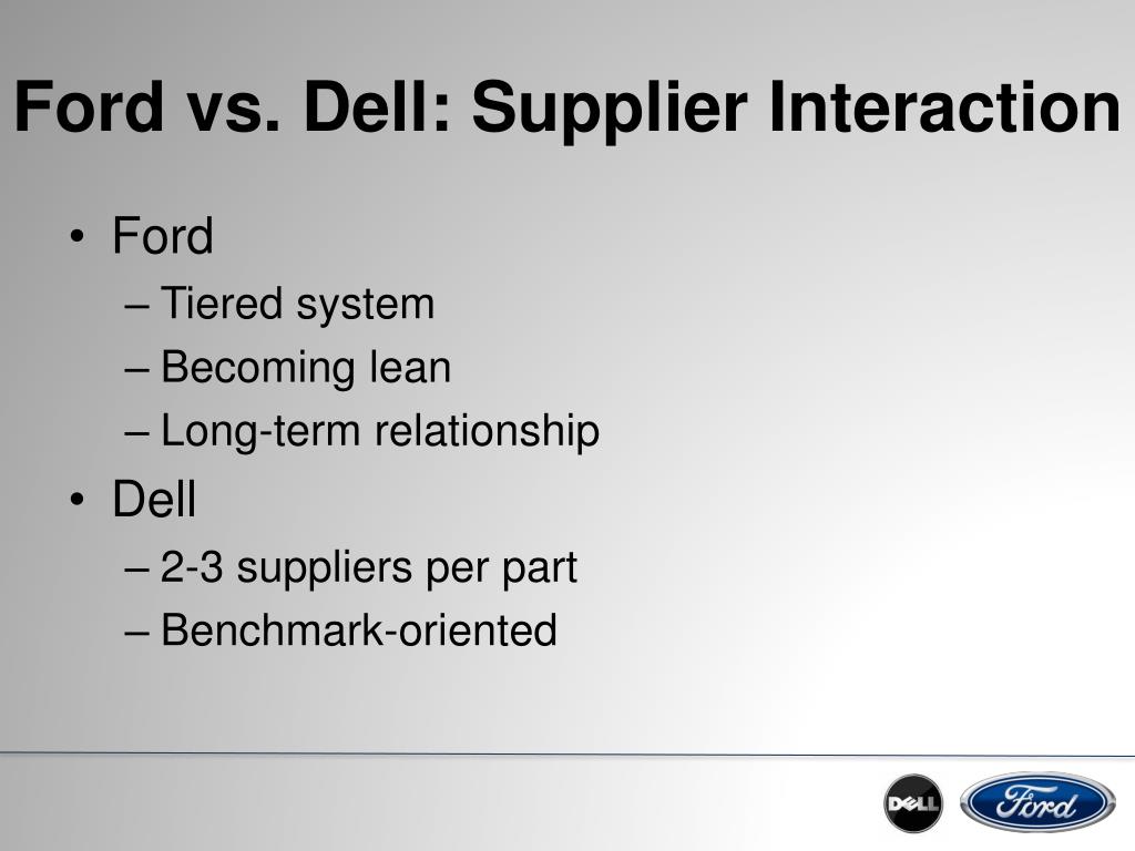 PPT - Ford Motor Company : Supply Chain Strategy PowerPoint ...