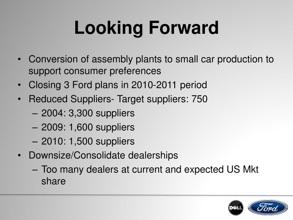PPT - Ford Motor Company : Supply Chain Strategy PowerPoint ...