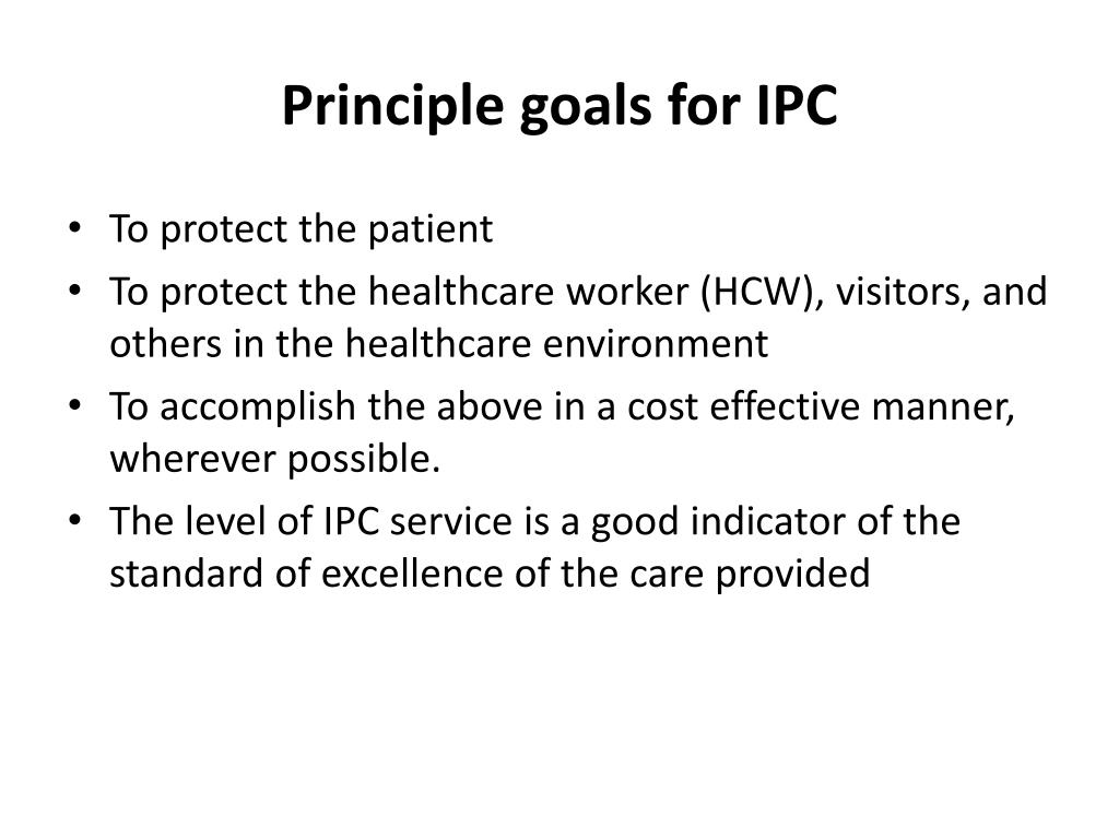PPT - Infection Prevention and Control Committee in a Health Care ...