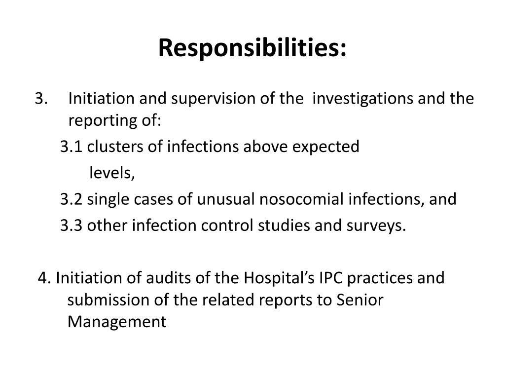 PPT - Infection Prevention and Control Committee in a Health Care ...