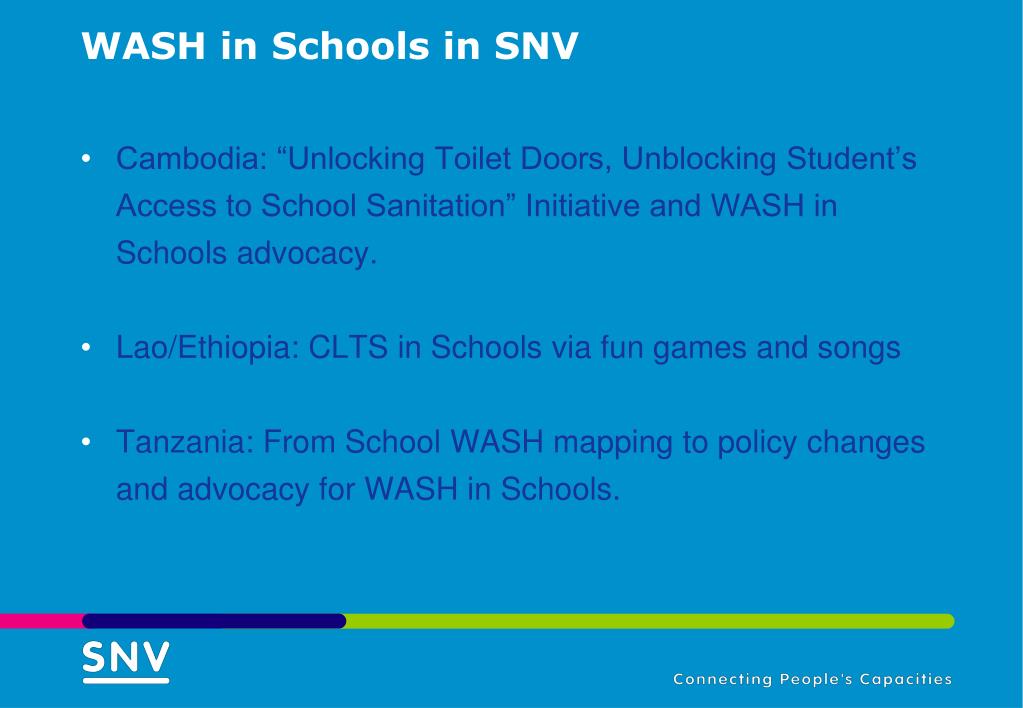 Ppt School Water Sanitation And Hygiene Snv Experience Powerpoint