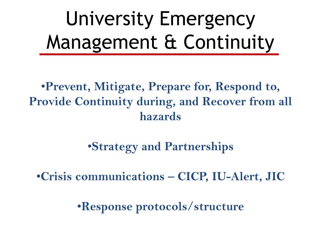 PPT - Empowering IU: Public Safety & Institutional Assurance Symposium ...