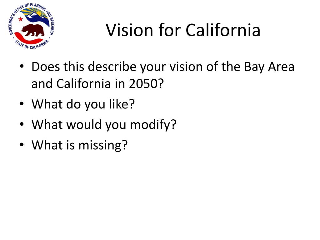 PPT - California Climate Future: Governor's Environmental Goals ...