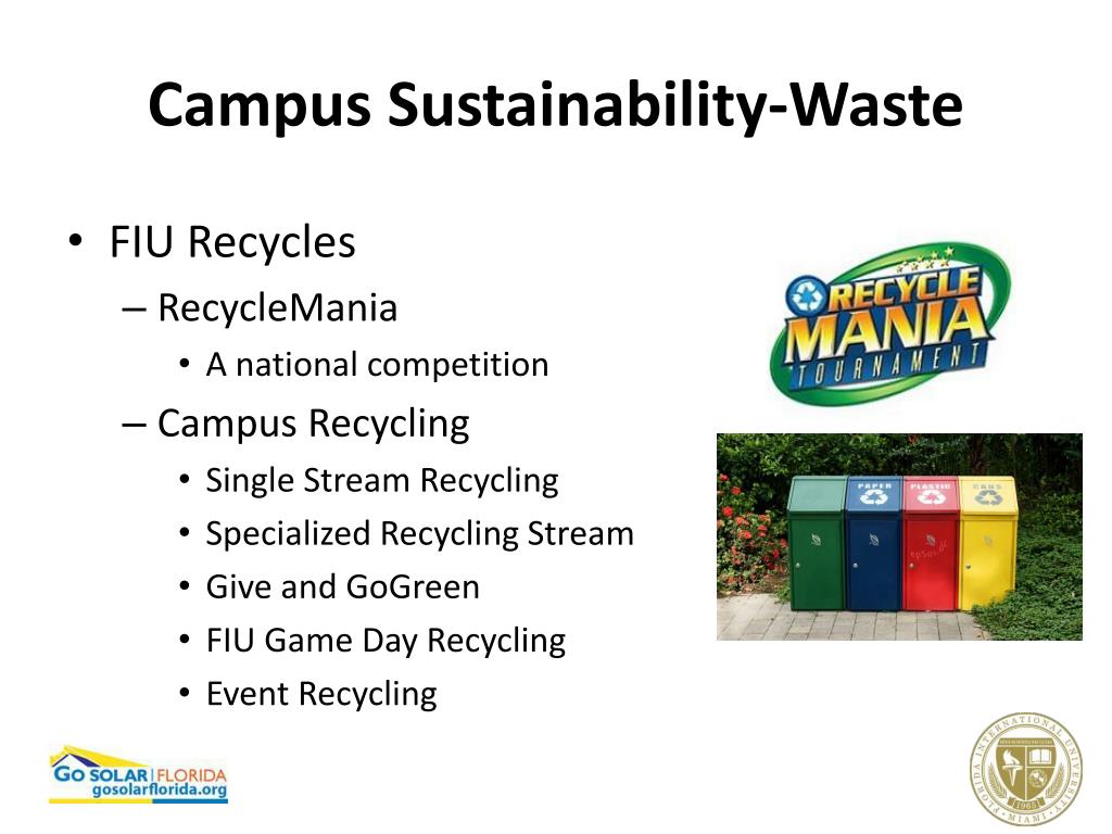 PPT - Learning to be Green: Sustainability Education and Research at ...