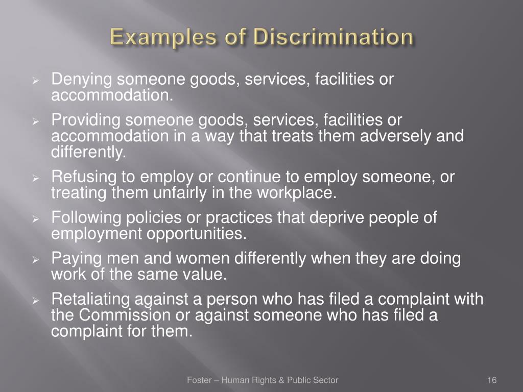PPT - HUMAN RIGHTS IN THE PUBLIC SECTOR UNDERSTANDING THE CANADIAN ...