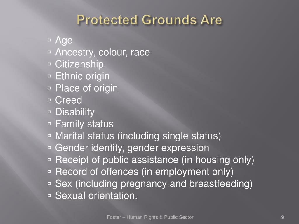 PPT - HUMAN RIGHTS IN THE PUBLIC SECTOR UNDERSTANDING THE CANADIAN ...