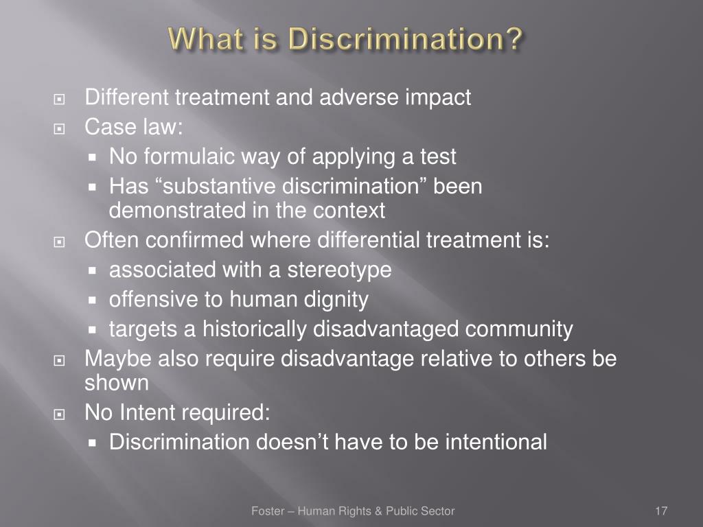 PPT - HUMAN RIGHTS IN THE PUBLIC SECTOR UNDERSTANDING THE CANADIAN ...