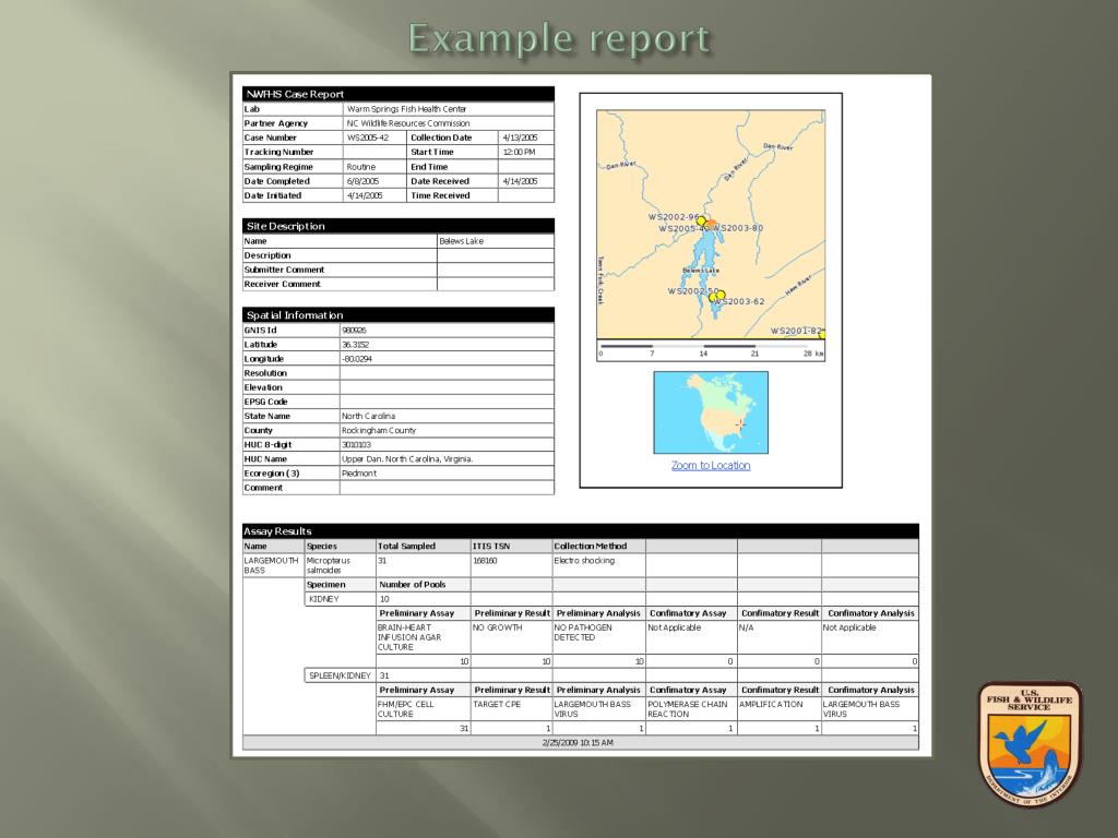 PPT - USFWS Fish Disease Surveillance in the Northeast PowerPoint ...