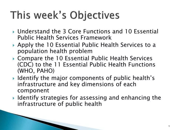 PPT - This week’s Objectives PowerPoint Presentation, free download ...