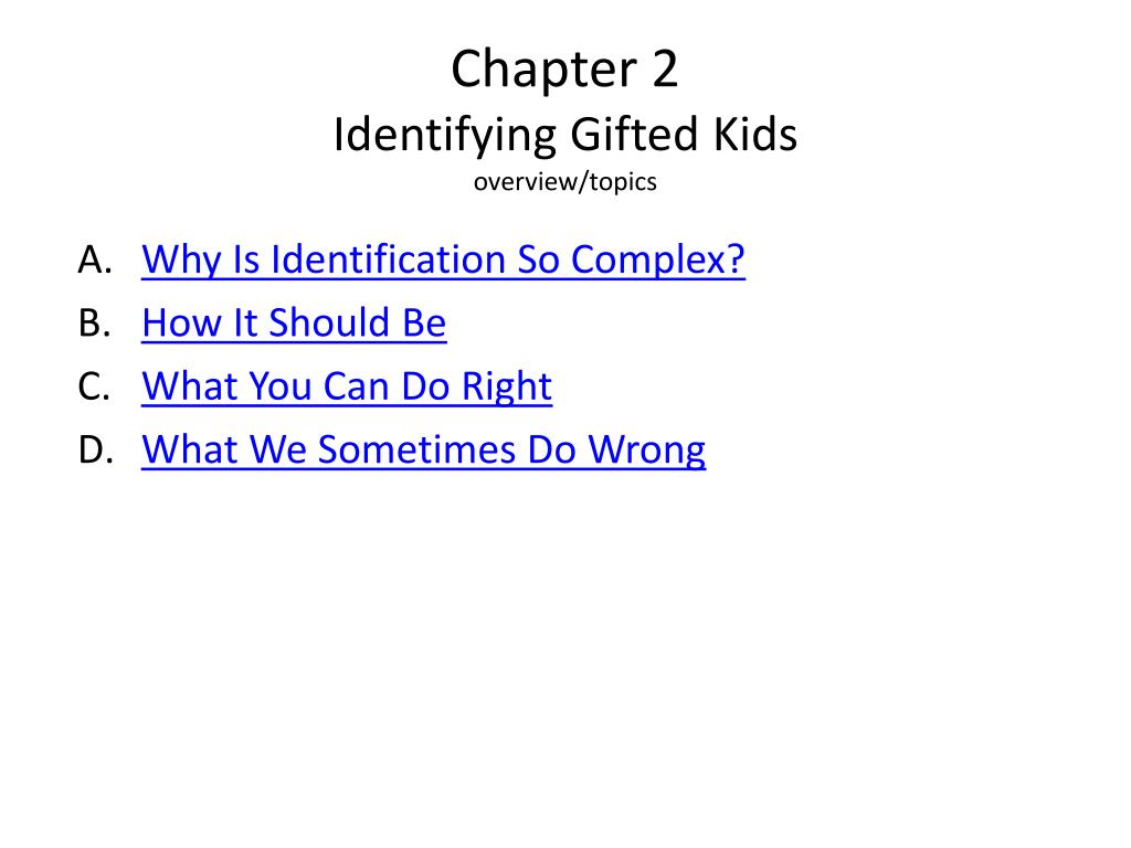 PPT - When Gifted Kids Don’t Have all the Answers By: Jim Delisle, Ph.D ...