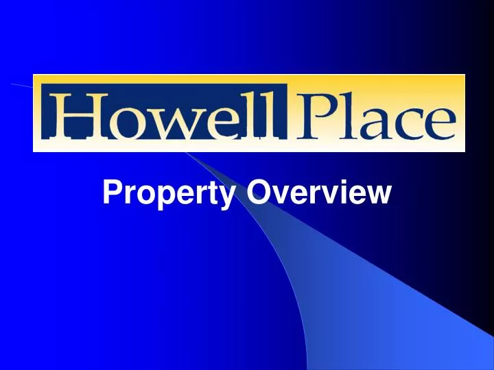 PPT - Property Overview PowerPoint Presentation, free download - ID:1623901