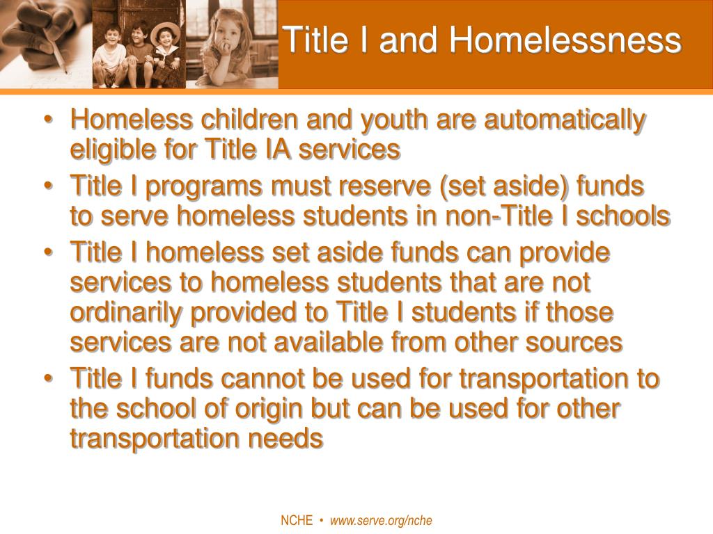 PPT - Meeting the Educational Needs of Homeless Children and Youth ...