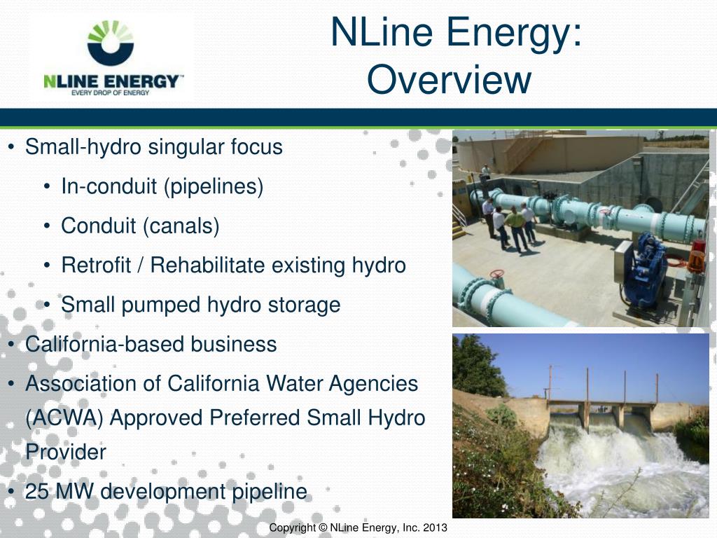 PPT - In-conduit Hydropower: Public Sector meets Private Inventions ...