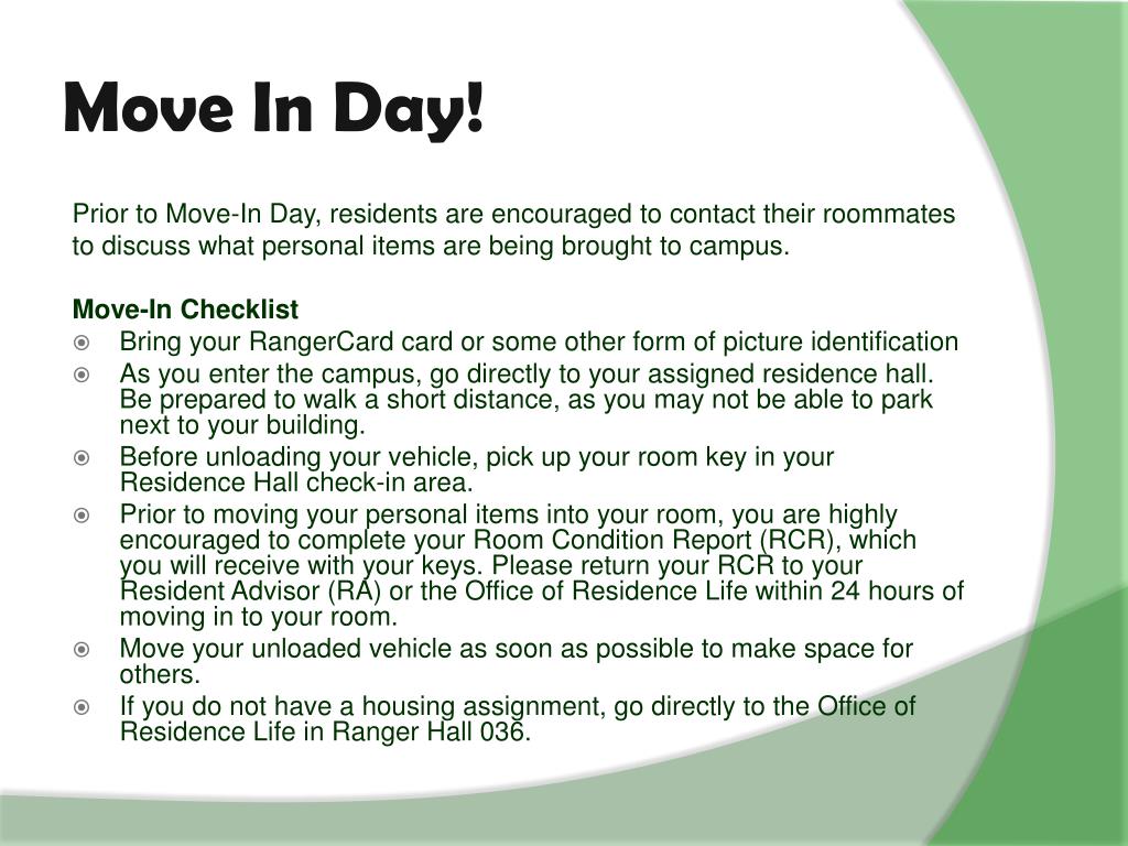 PPT - UW-Parkside OFFICE OF RESIDENCE LIFE PowerPoint Presentation ...