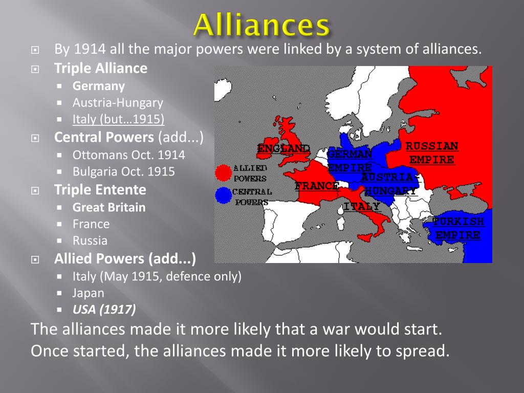 PPT - The Great War ( World War I) “ Descent into the Abyss: WWI and ...