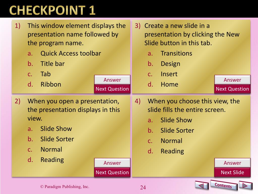 Ppt Powerpoint 2010 Level 1 Unit 1 Creating And Formatting Powerpoint