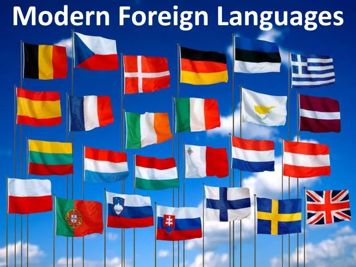 PPT - Modern Foreign Languages PowerPoint Presentation, free download ...