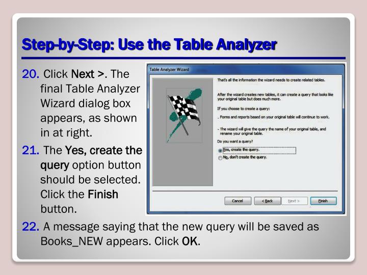 PPT - Advanced Tables PowerPoint Presentation - ID:1625151