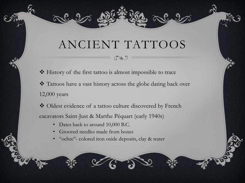 PPT - The history and evolution of tattoos and tattooing PowerPoint ...