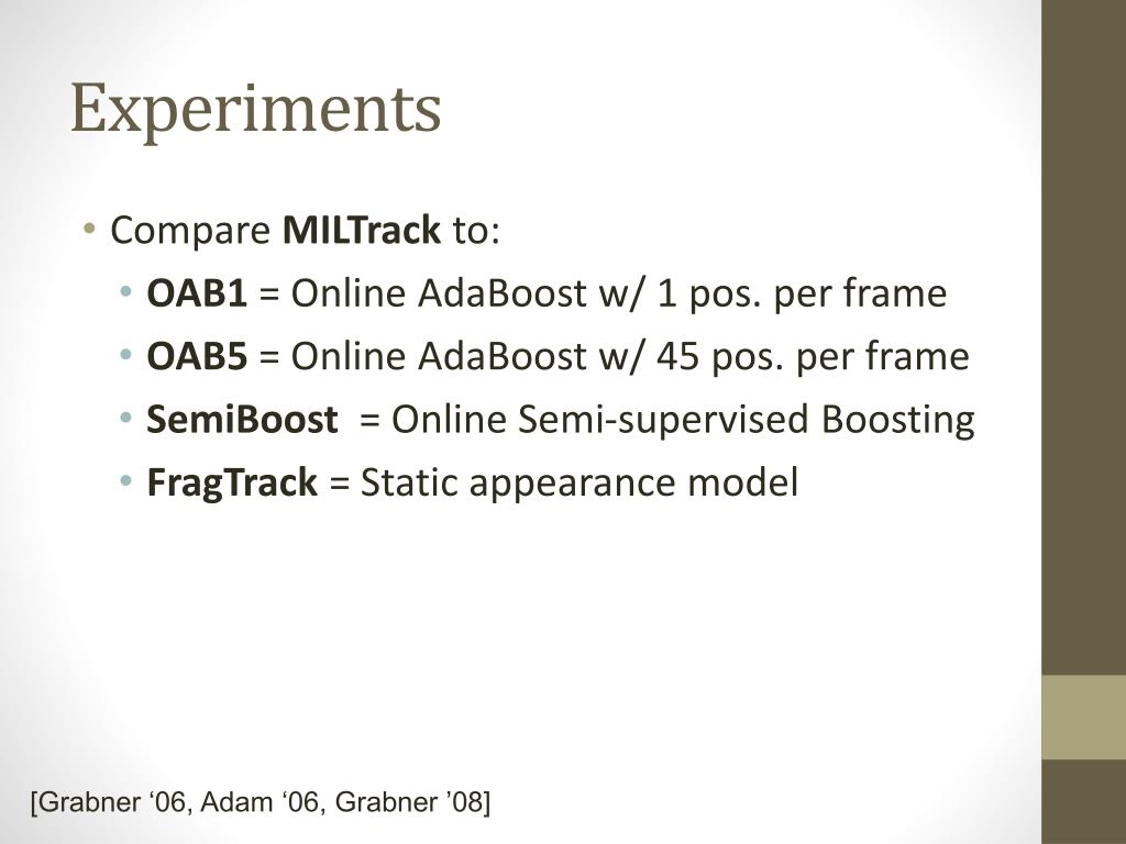 PPT - Robust Object Tracking with Online Multiple Instance Learning ... PPT - Robust Object Tracking with Online Multiple Instance Learning ...