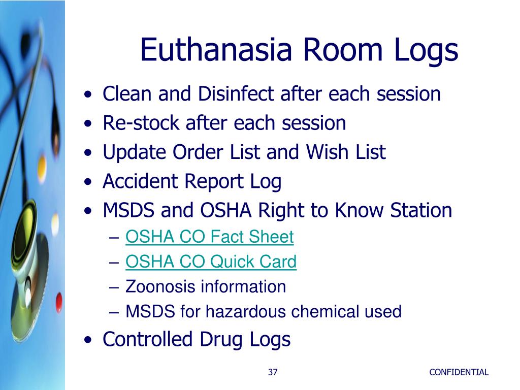 PPT - Euthanasia – SOPs and Legal Issues Presented by Wendy Blount, D.V ...
