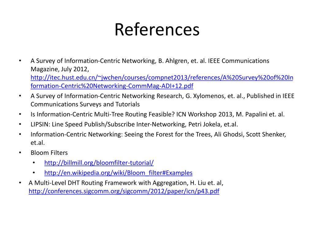 Ppt Content Based Routing For Information Centric Networks Powerpoint