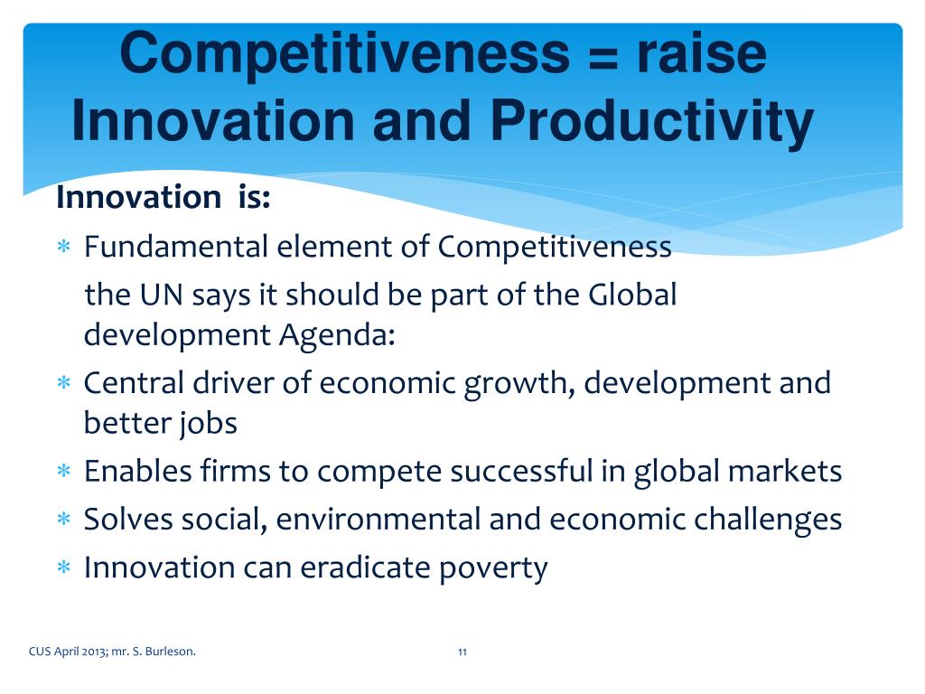PPT - INNOVATION - INNOVÂTIAÔ STI and Competitiveness for Welfare and ...