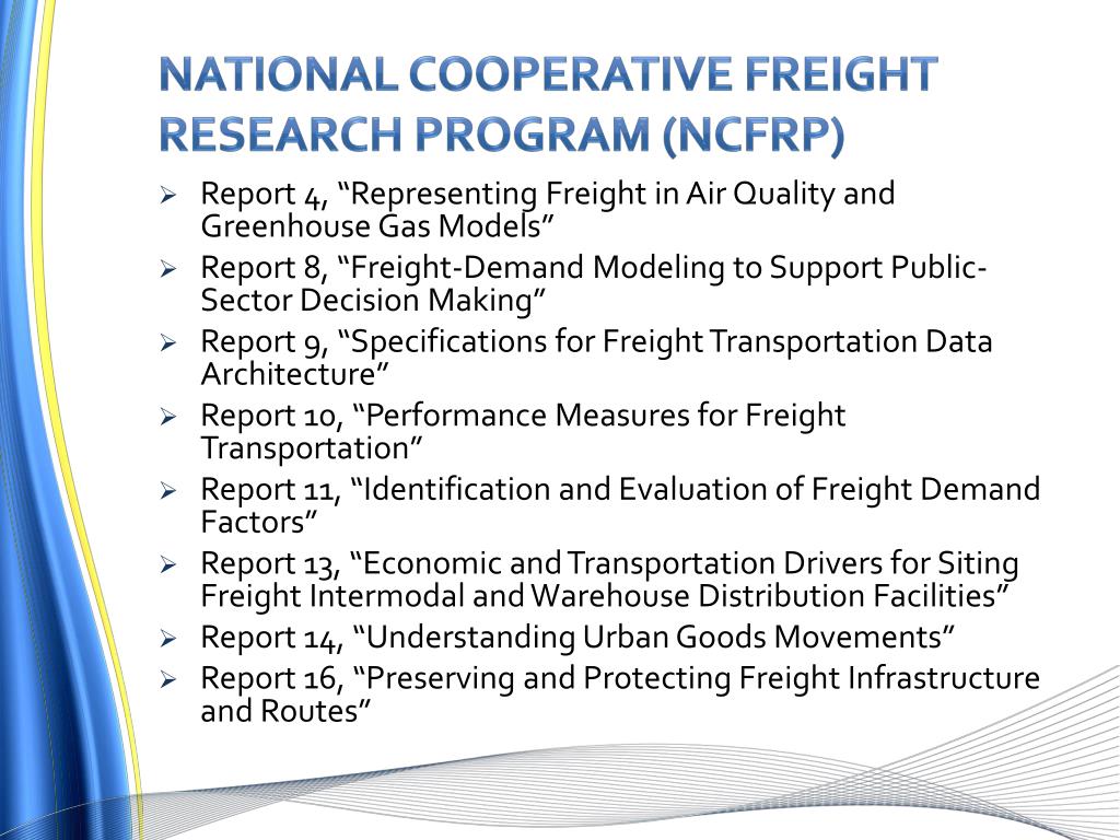 PPT - Standing Committee on Planning Freight Planning Webinar ...