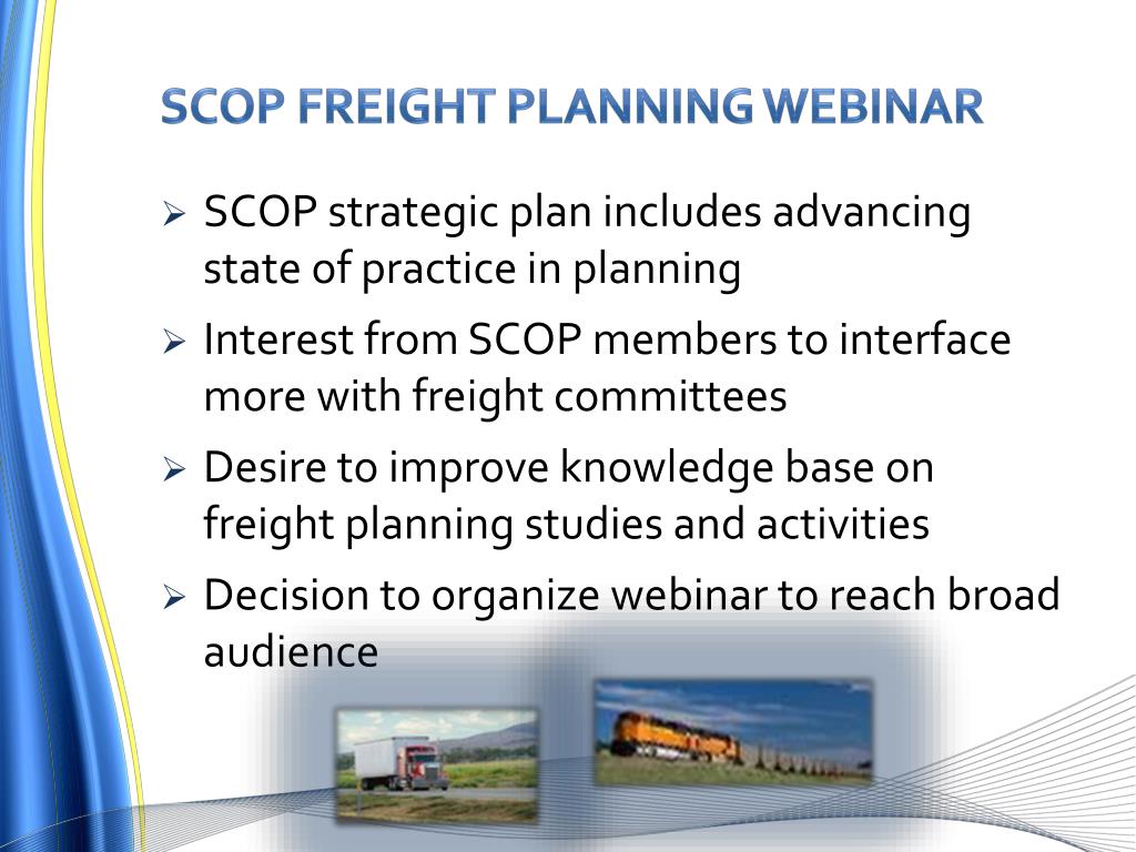 PPT - Standing Committee on Planning Freight Planning Webinar ...