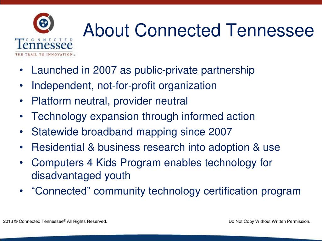 PPT - Connected Tennessee The Trail to Innovation SEATOA Conference ...