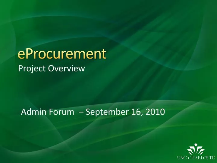 PPT - eProcurement PowerPoint Presentation, free download - ID:1626305