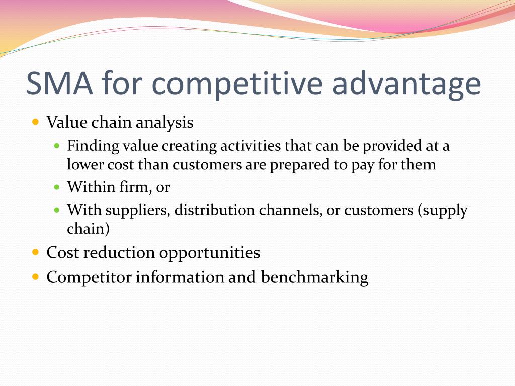 PPT - STRATEGIC MANAGEMENT ACCOUNTING (SMA) PowerPoint Presentation ...