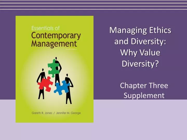 PPT - Managing Ethics and Diversity: Why Value Diversity? PowerPoint ...