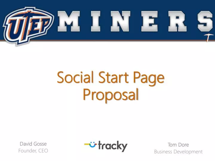 PPT - Social Start Page Proposal PowerPoint Presentation, free download ...