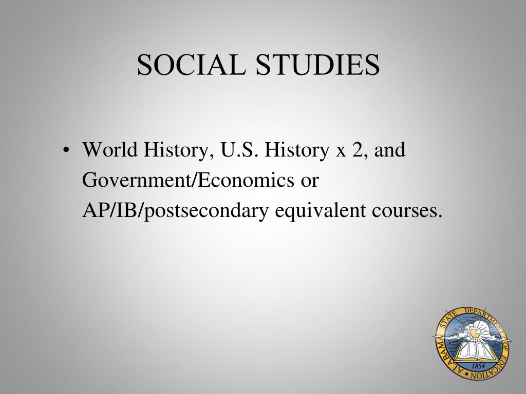 PPT - ALABAMA HIGH SCHOOL NEW DIPLOMA REQUIREMENTS PowerPoint ...