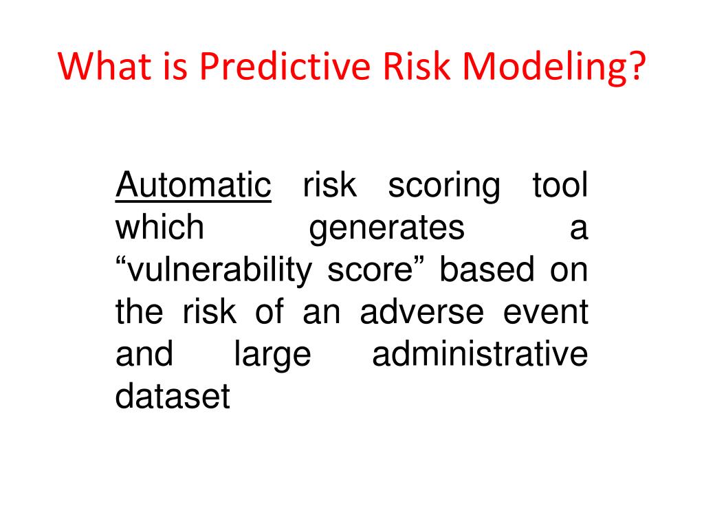 PPT - Vulnerable children: Can administrative data be used to identify ...