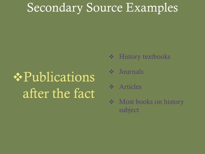 PPT - Types of Sources PowerPoint Presentation - ID:1628956