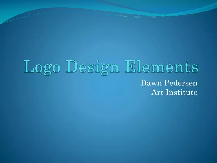 PPT - Logo Design Elements PowerPoint Presentation, free download - ID ...
